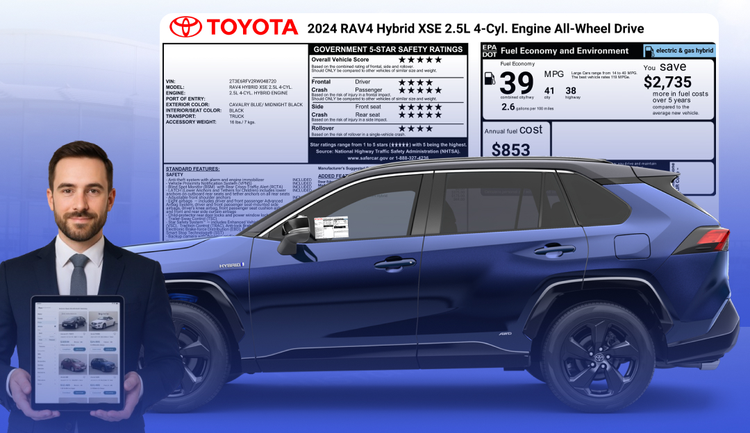 Print Custom Car Window Sticker and and Decals by VIN for Your Car